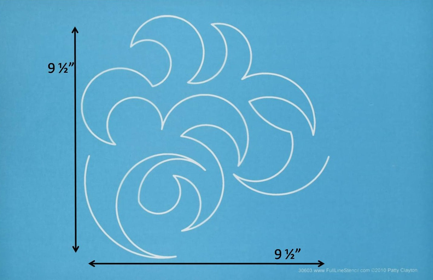 30603 Overall Swirl Full Line Stencil by Hancy Creations – Hancy ...