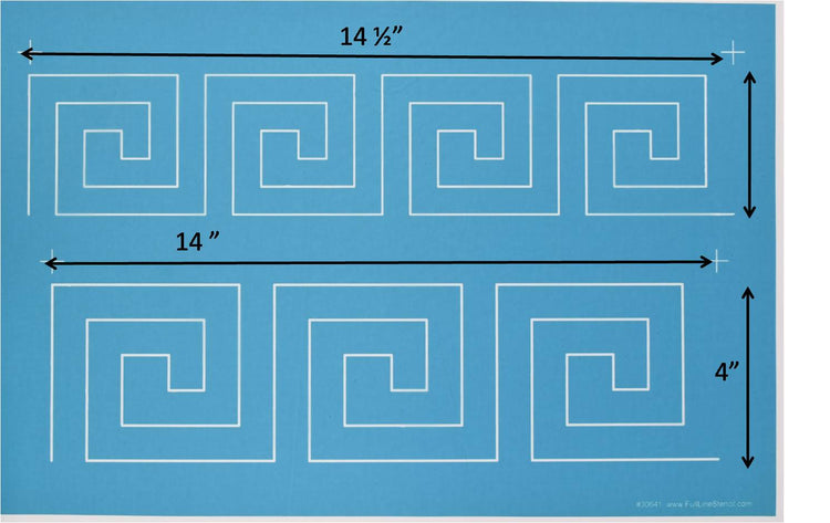 Buy Easy Border Stencils Online - Full Line Stencils – Full Line ...