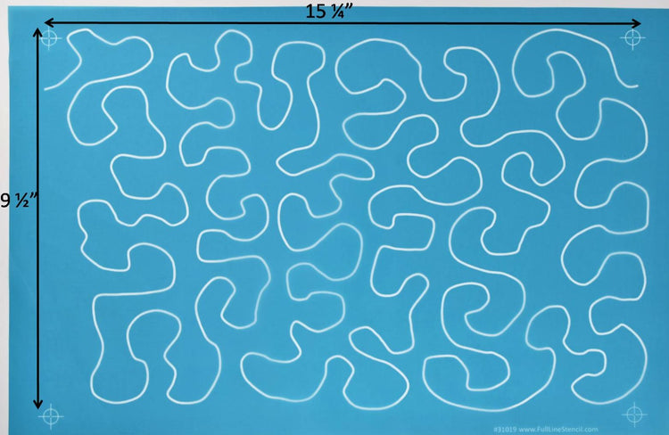 Continuous Full Line Quilting Stencils Online - Full Line Stencils ...