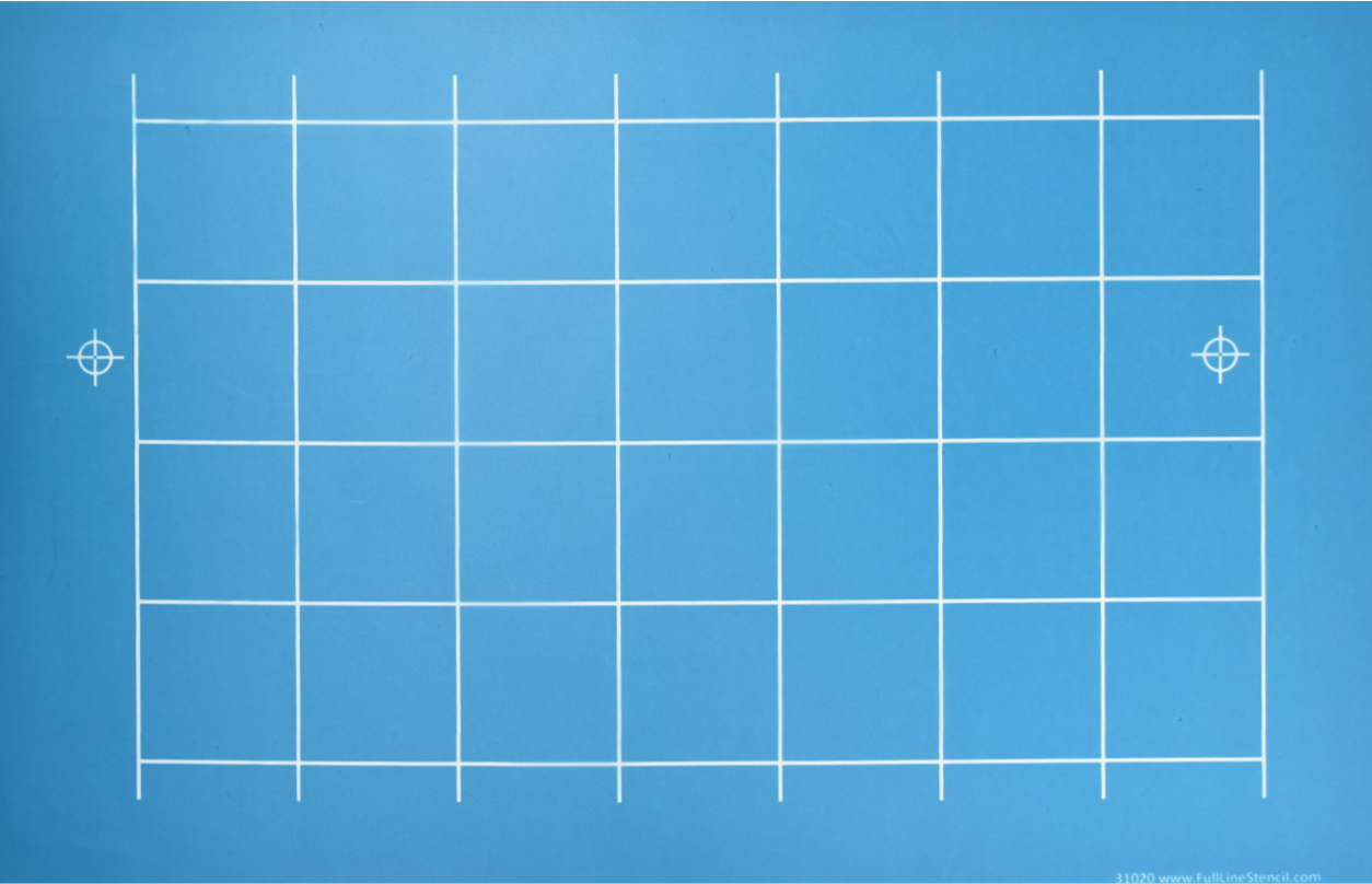 31020 Two Inch Grid 2" – Hancy Creations/Full Line Stencil Store