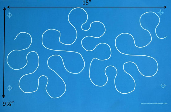 Continuous Full Line Quilting Stencils Online - Full Line Stencils ...