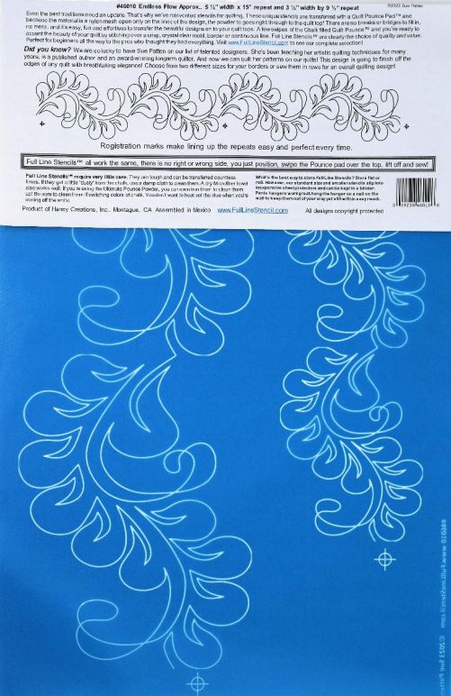 46010 Endless Flow Full Line Stencil by Hancy Creations – Hancy ...