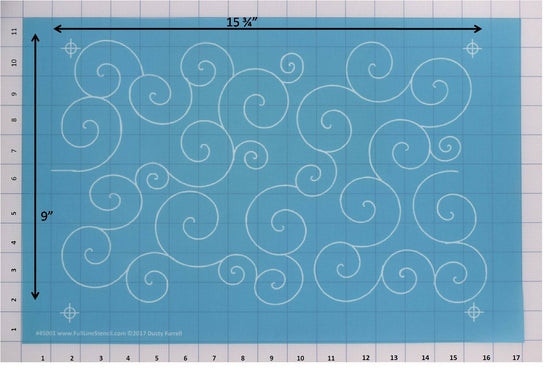 Continuous Full Line Quilting Stencils Online - Full Line Stencils ...