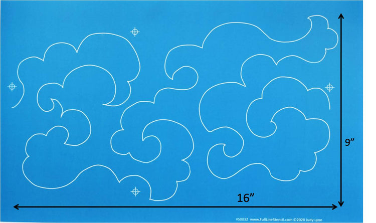 Continuous Full Line Quilting Stencils Online - Full Line Stencils ...