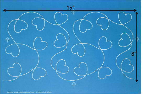 Continuous Full Line Quilting Stencils Online - Full Line Stencils ...