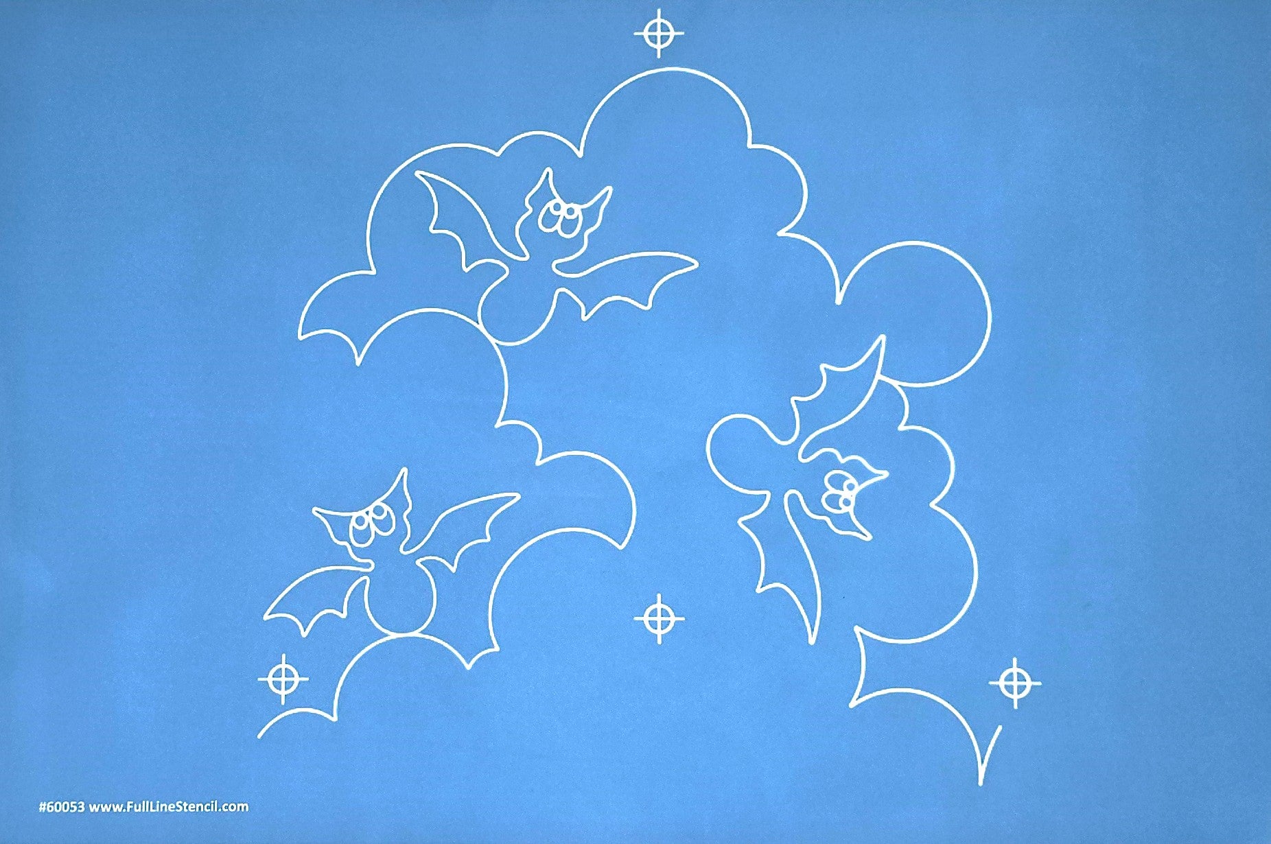 60053 Batty Full Line Stencil by Hancy Creations – Hancy Creations/Full ...