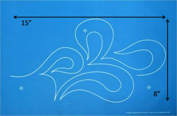 Continuous Full Line Quilting Stencils Online - Full Line Stencils ...