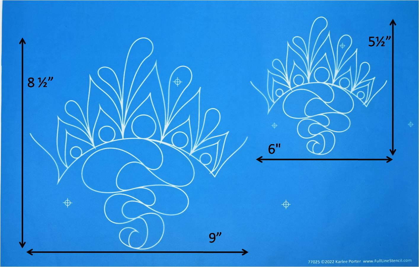 Full Line Stencil 77025 Root and Bloom – Full Line Stencil Store