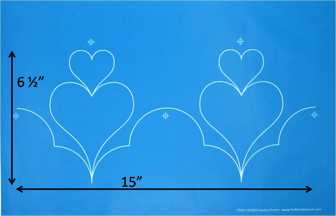 77027 Clam Glam - Love is Love Full Line Stencil by Hancy Creations ...