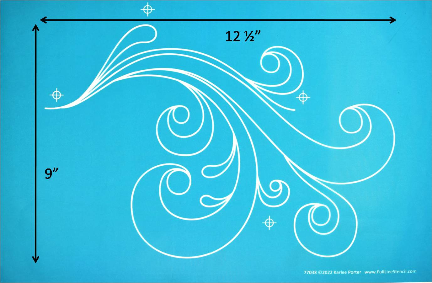 77038 Rip Curl Full Line Stencil – Hancy Creations/Full Line Stencil Store