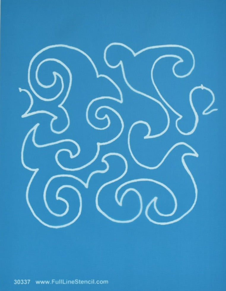 30337 Sherry's Meander – Hancy Creations/Full Line Stencil Store
