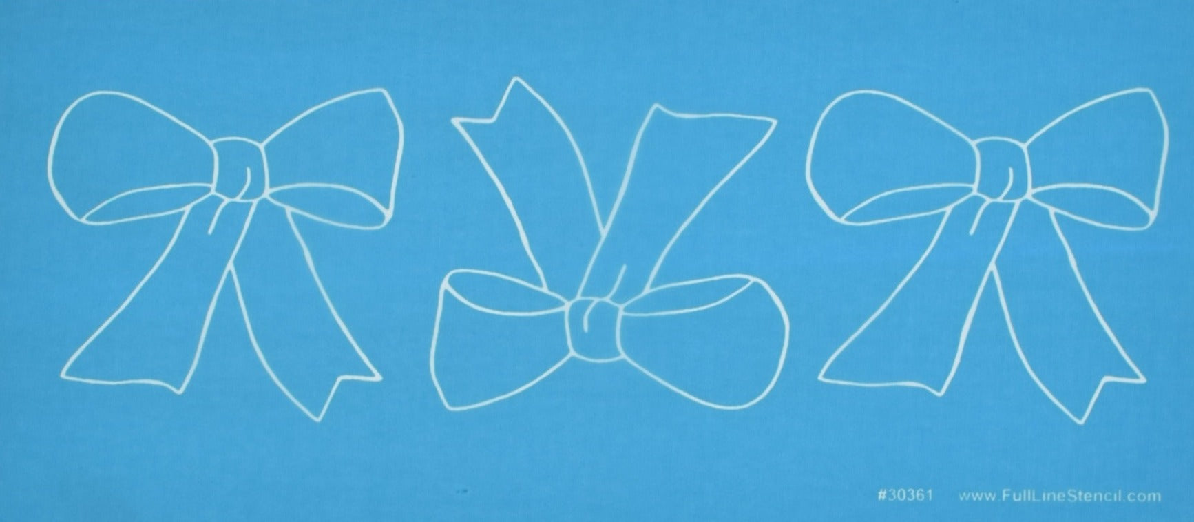 30361 Pretty Bow Border – Full Line Stencil Store