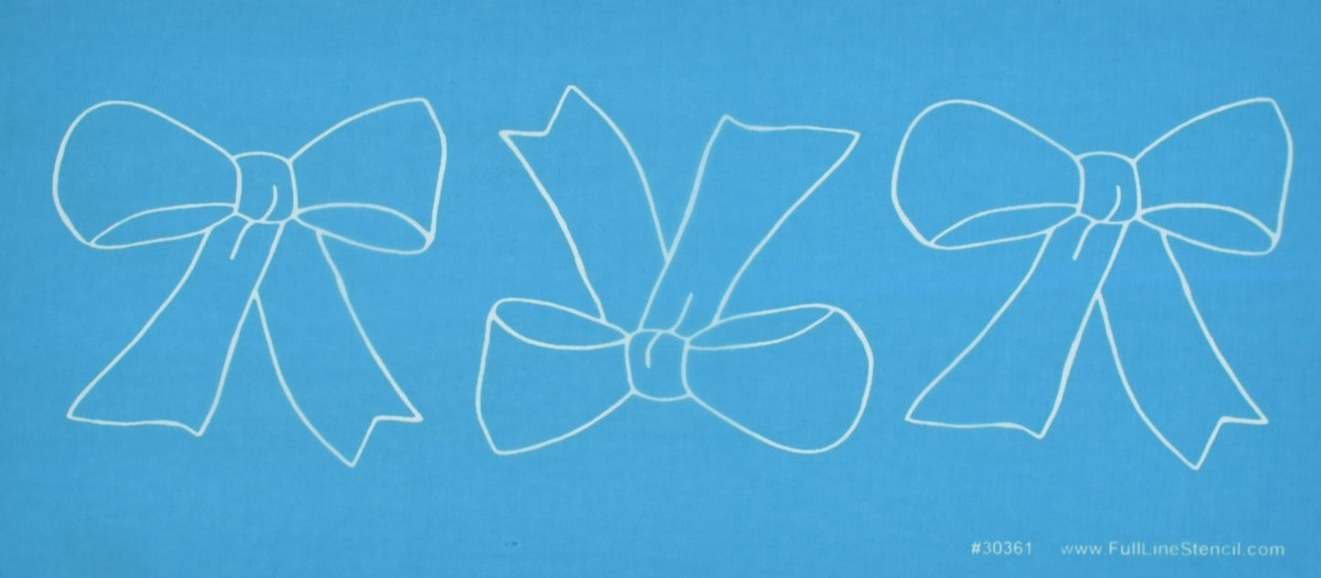 30361 Pretty Bow Border – Hancy Creations/Full Line Stencil Store