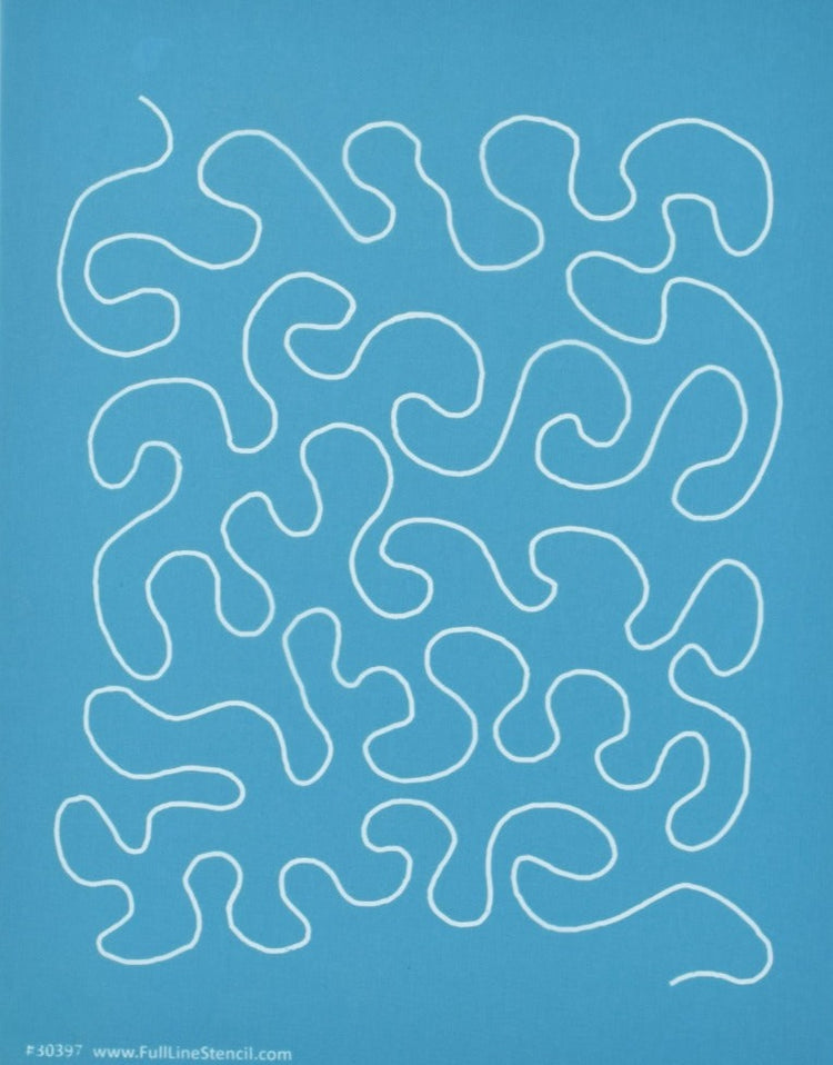 30397 Stipple Meander – Hancy Creations/Full Line Stencil Store