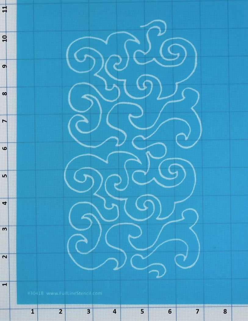 30418 Sherry's Meandering Border – Hancy Creations/Full Line Stencil Store