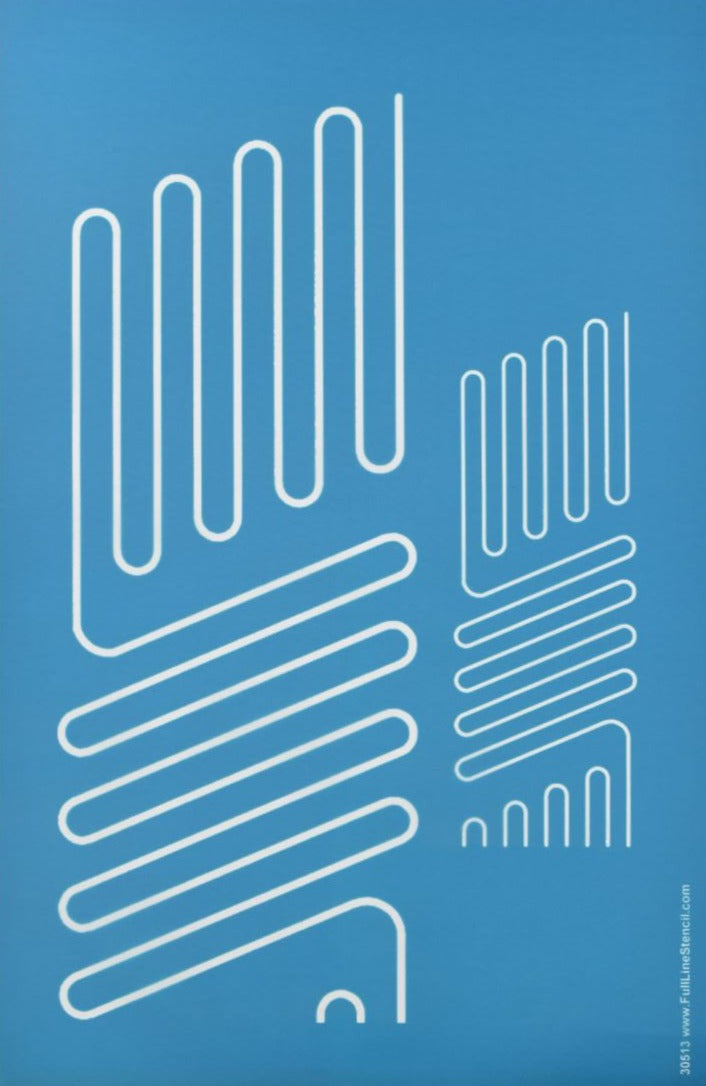 30513 Diamond Meander – Hancy Creations/Full Line Stencil Store