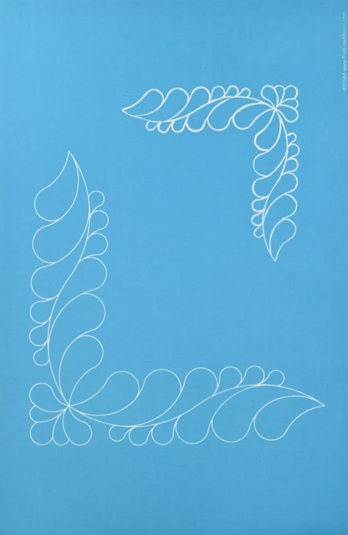 30584 Feather Corner, 2x – Hancy Creations/Full Line Stencil Store