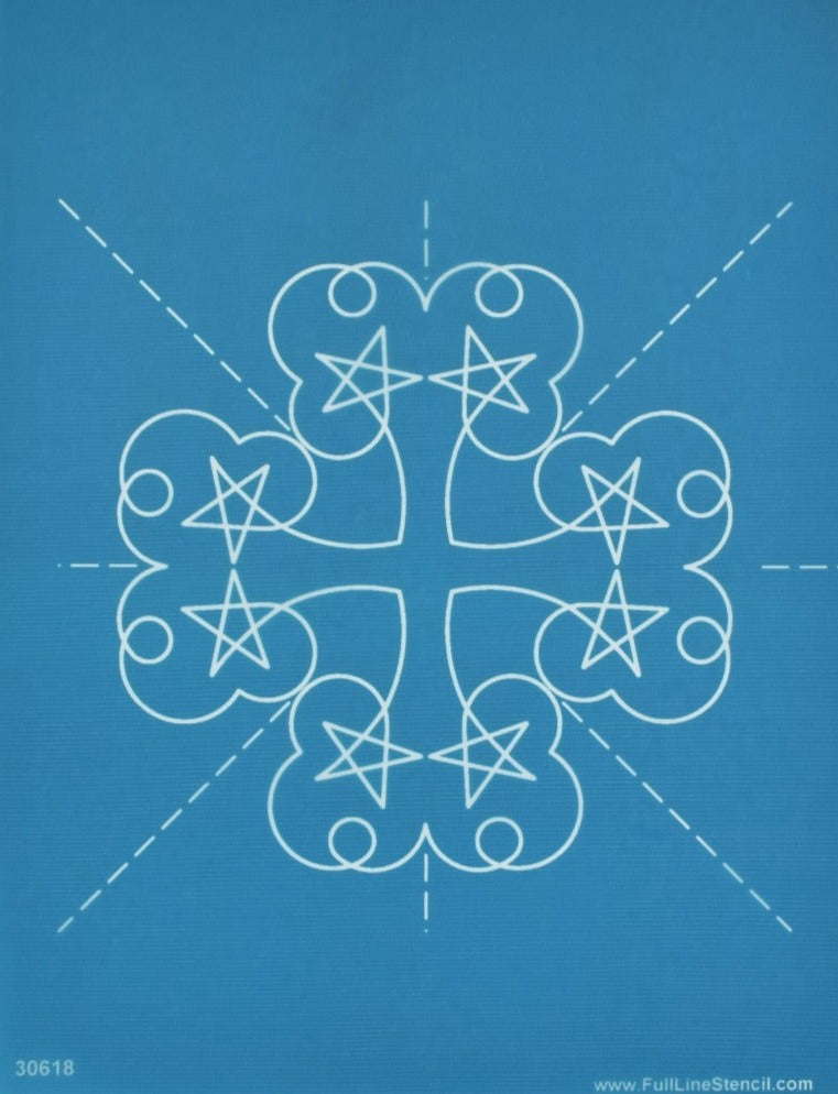 30618 Shooting Star, Block 1 – Hancy Creations/Full Line Stencil Store