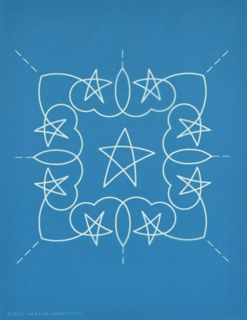 30623 Shooting Star, Block 2 – Hancy Creations/Full Line Stencil Store