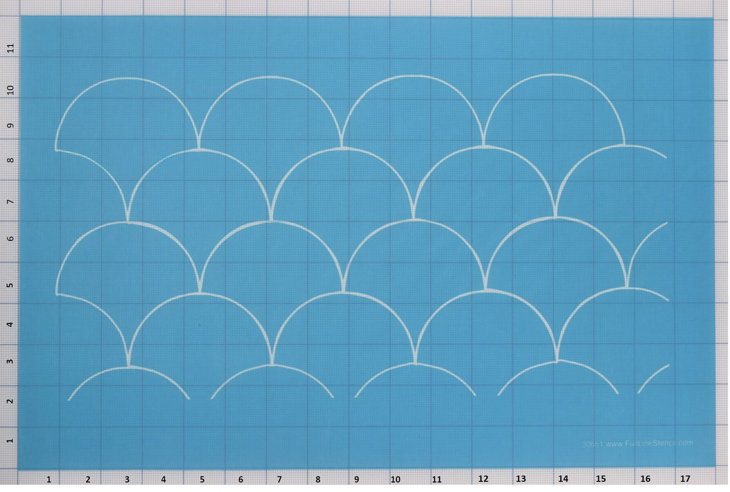 Clamshell Stencil for quilting – Hancy Creations/Full Line Stencil Store