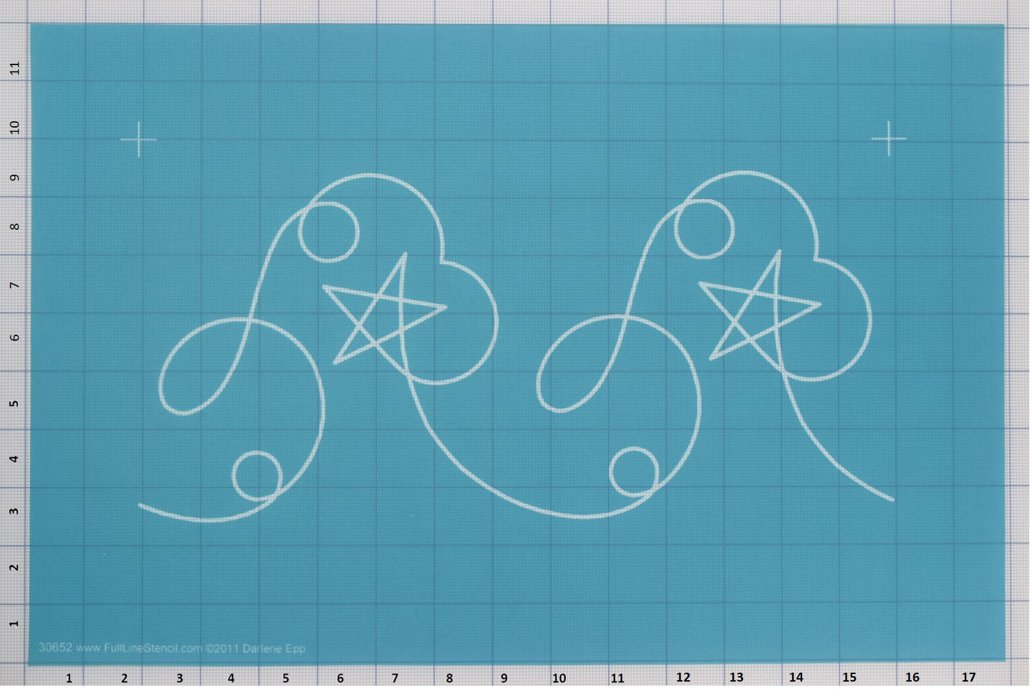 30652 Shooting Star Border – Hancy Creations/Full Line Stencil Store