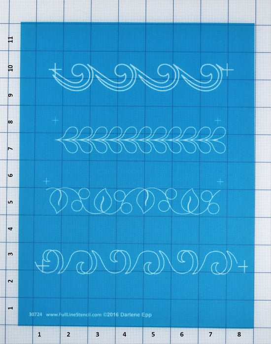30724 1" Borders by Darlene Epp – Hancy Creations/Full Line Stencil Store