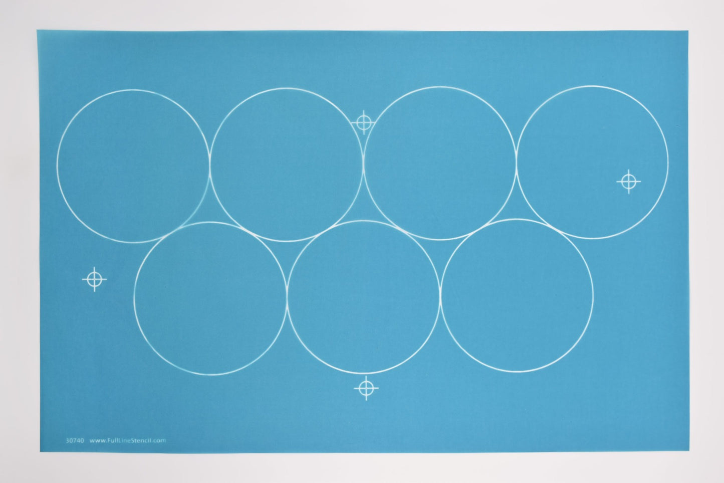 Offset Circle Grid Full Line Stencil – Hancy Creations/Full Line ...