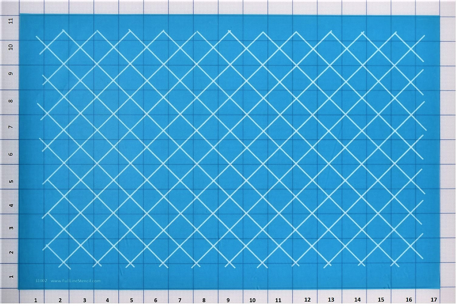 31002 One Inch Grid on Point – Full Line Stencil Store