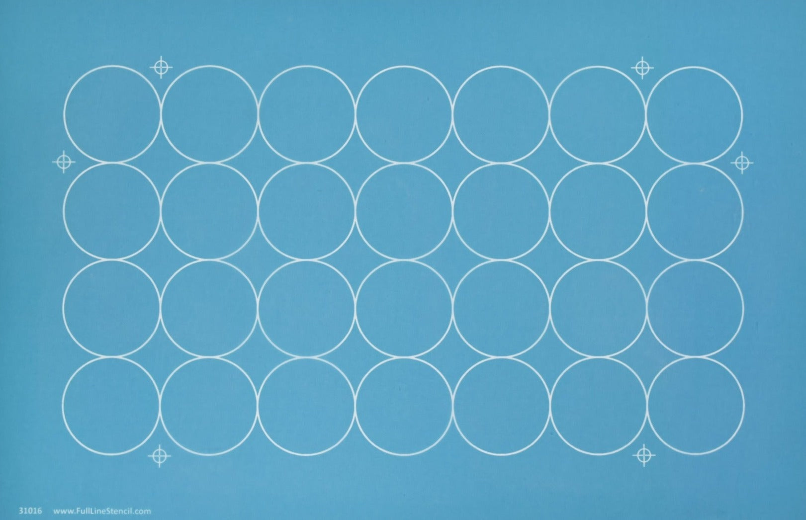 31016 2" Circle Grid – Hancy Creations/Full Line Stencil Store