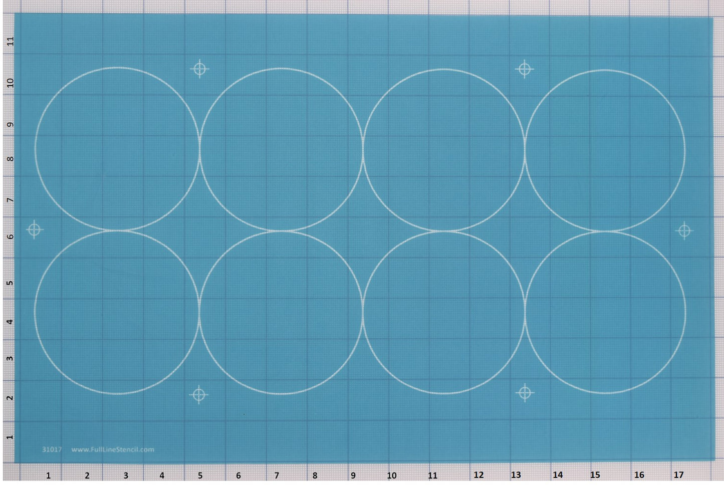 31017 4" Circle Grid – Hancy Creations/Full Line Stencil Store