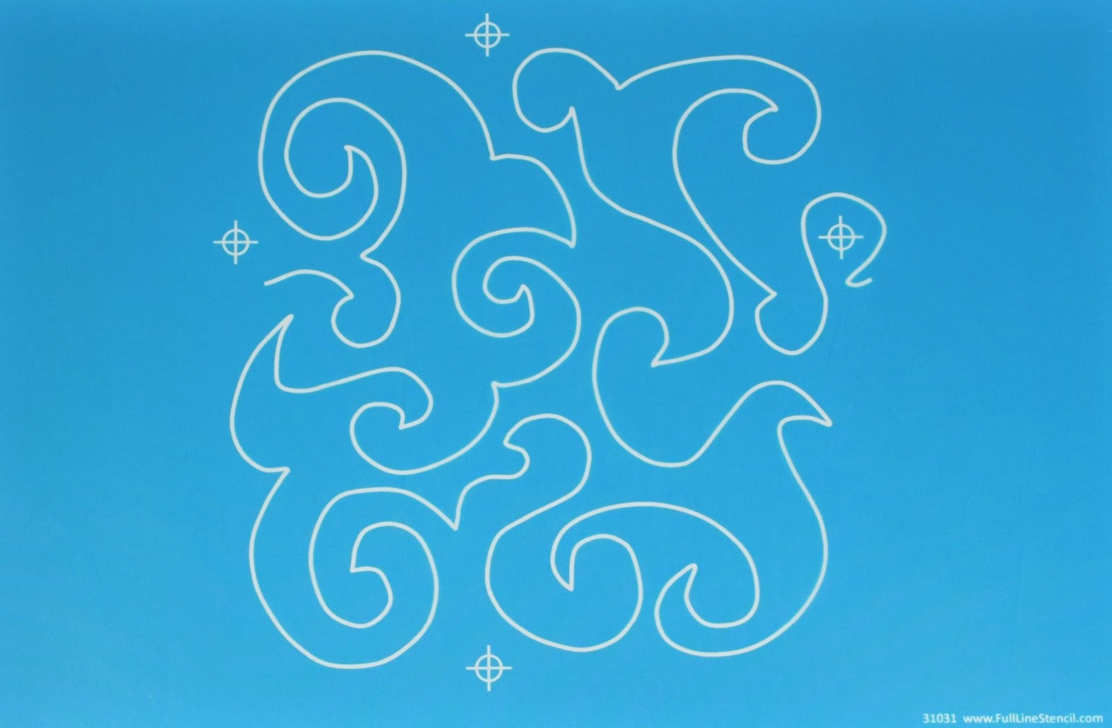 31031 Sherry's Meander, Large – Hancy Creations/Full Line Stencil Store