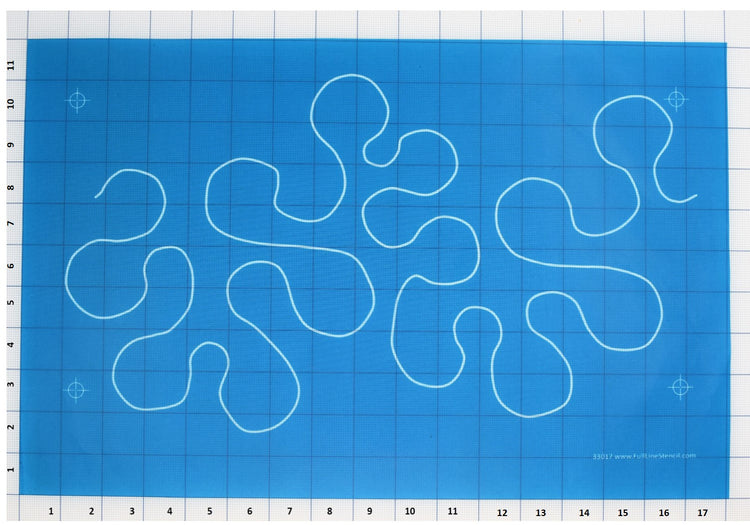 Continuous Full Line Quilting Stencils Online - Full Line Stencils ...