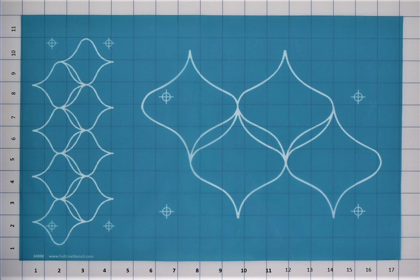 34000 OGee Full Line Stencil – Full Line Stencil Store