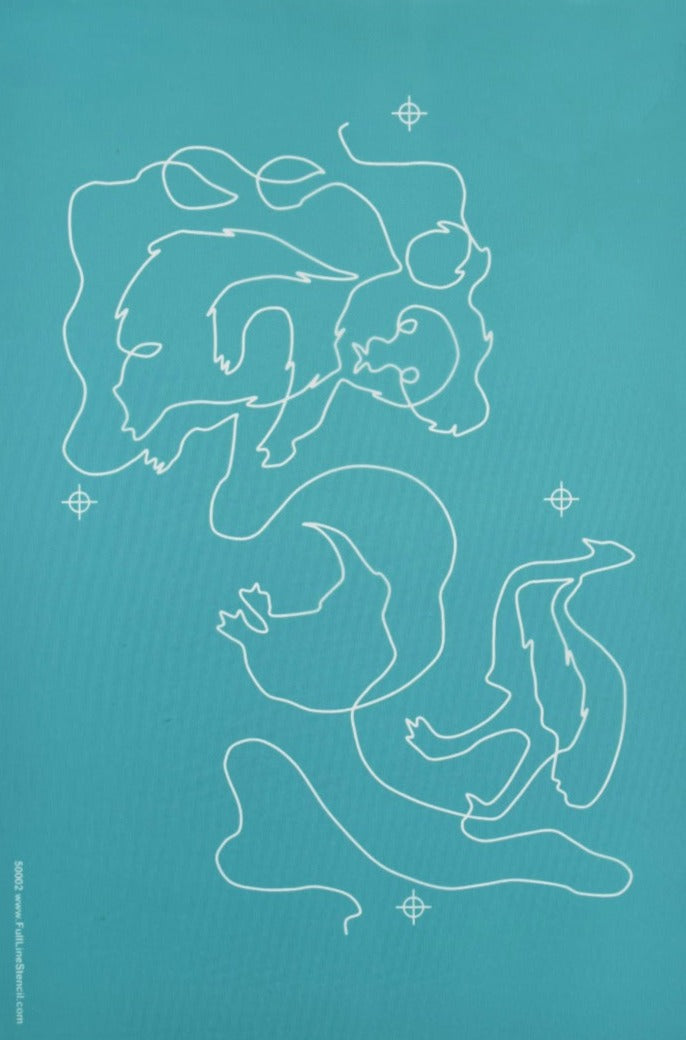 40052 Australian Mix, Overall by Dave Hudson – Full Line Stencil Store