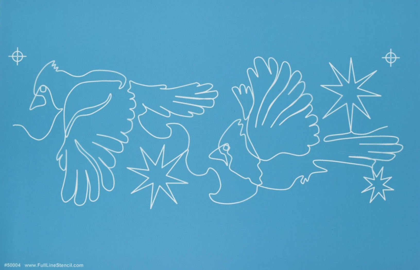 50004 Snowbird Border – Hancy Creations/Full Line Stencil Store