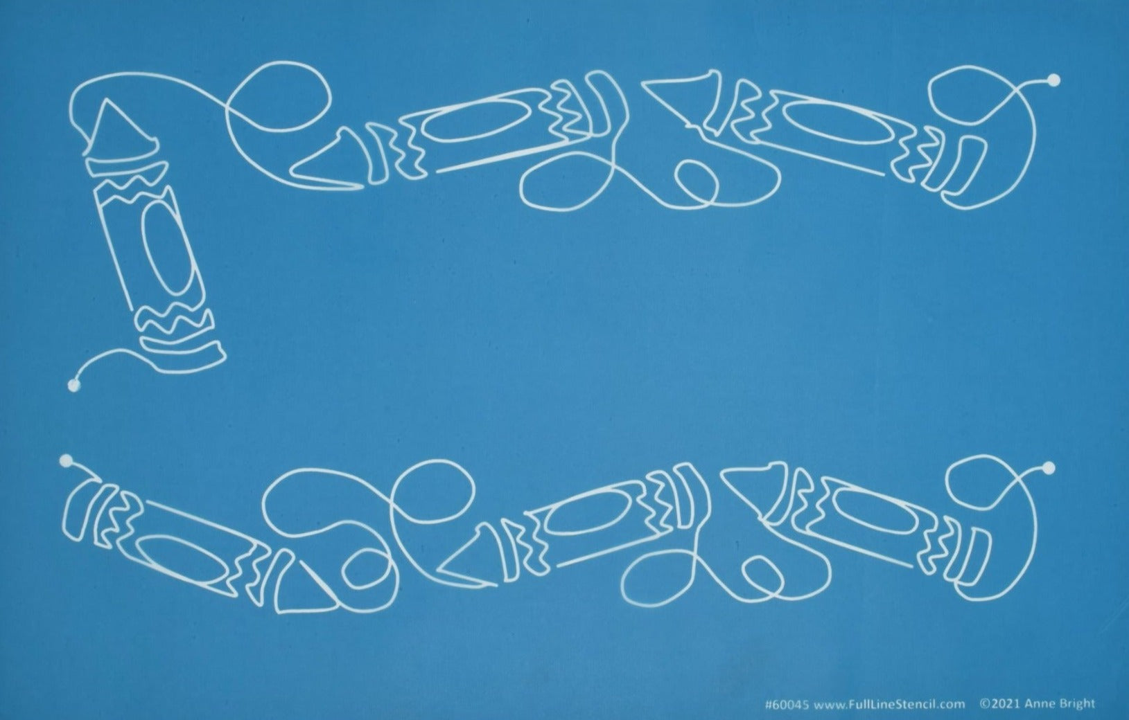 60045 Crayon Scribble – Hancy Creations/Full Line Stencil Store