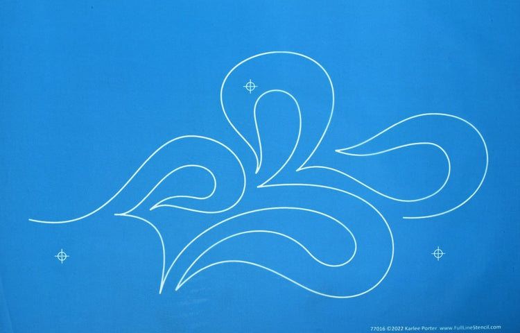 Continuous Full Line Quilting Stencils Online - Full Line Stencils ...
