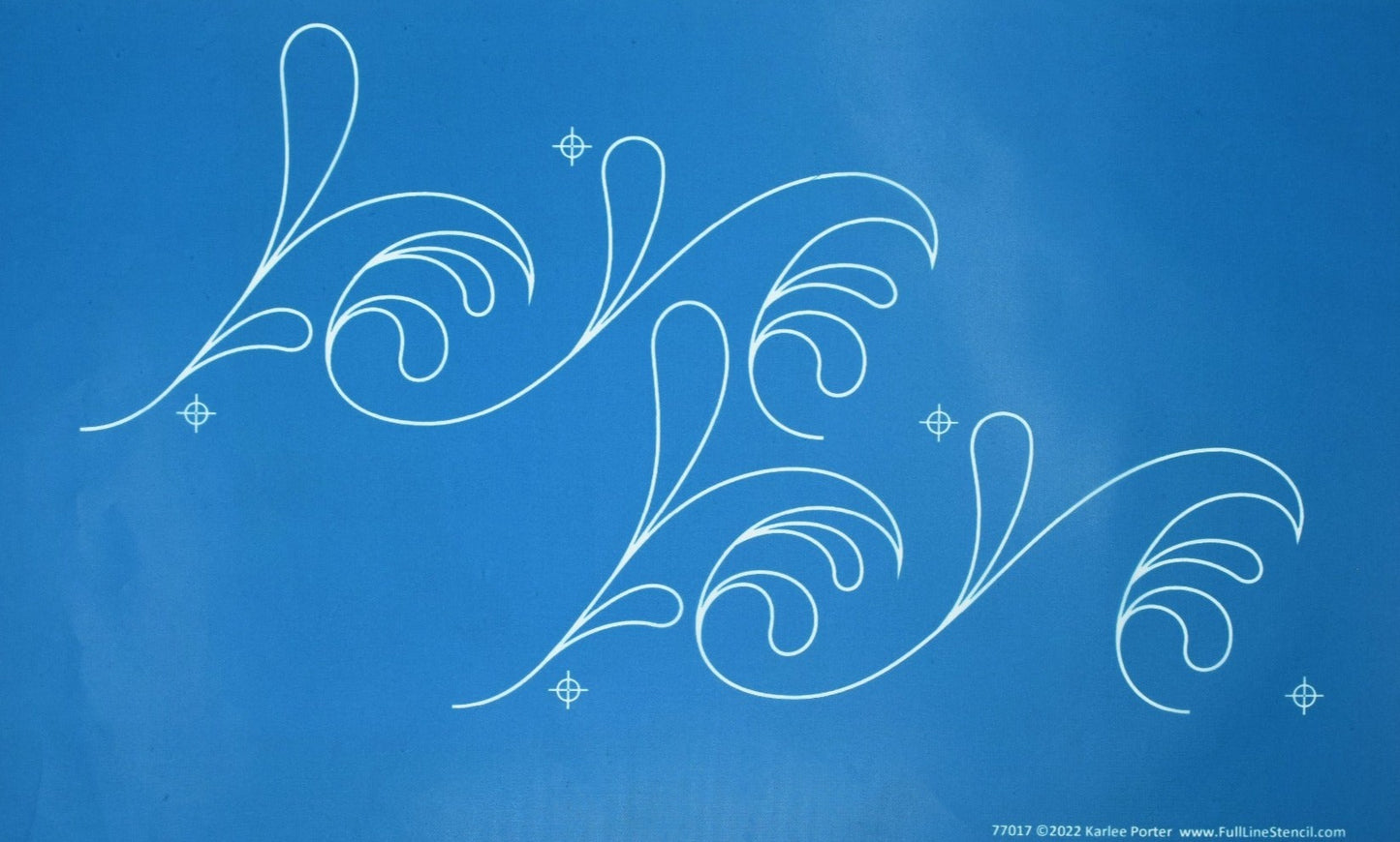 77017 Crest Full Line Stencil – Hancy Creations/Full Line Stencil Store