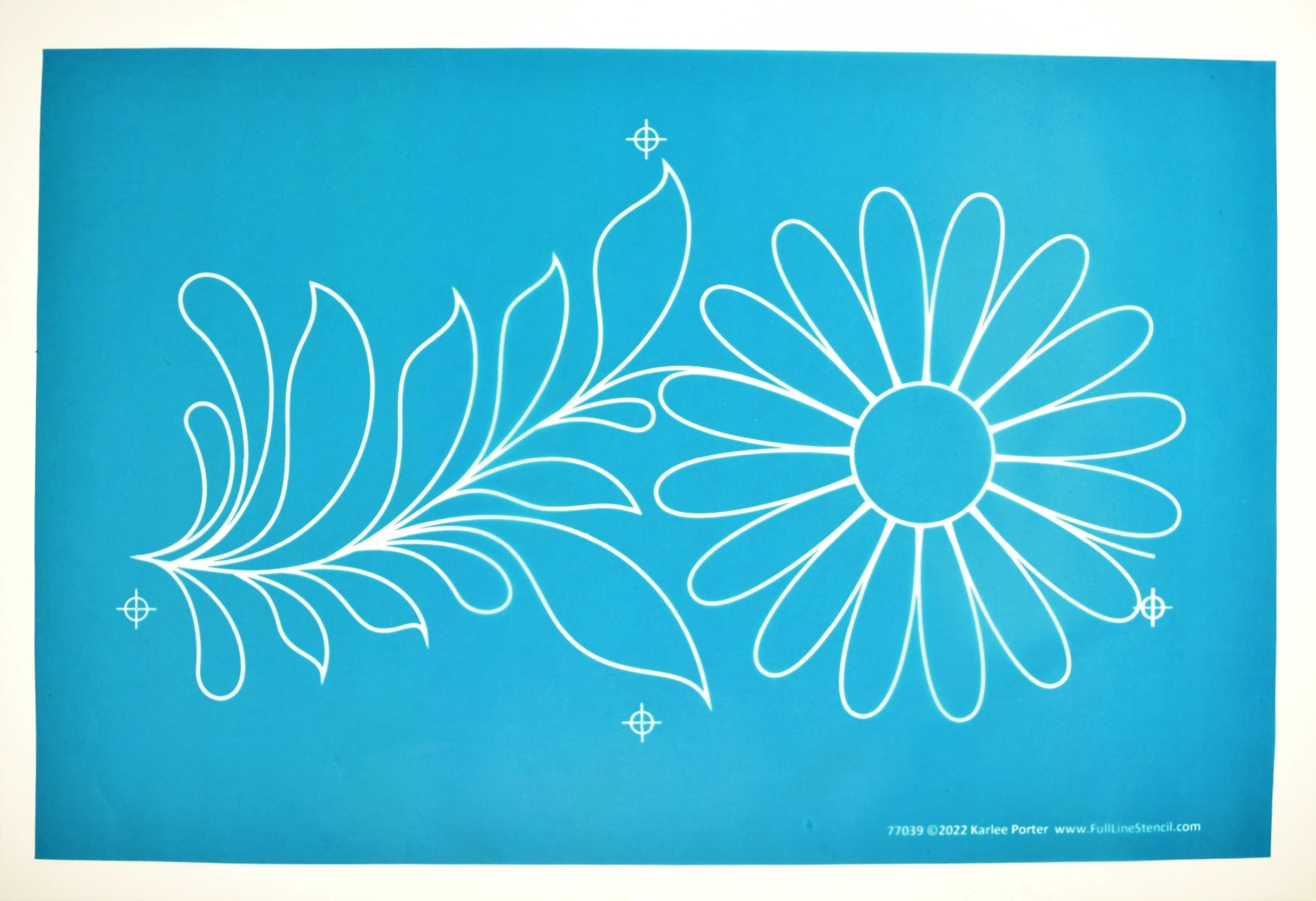 Path 'O Daisies Full Line Stencil by Hancy Creations – Full Line ...