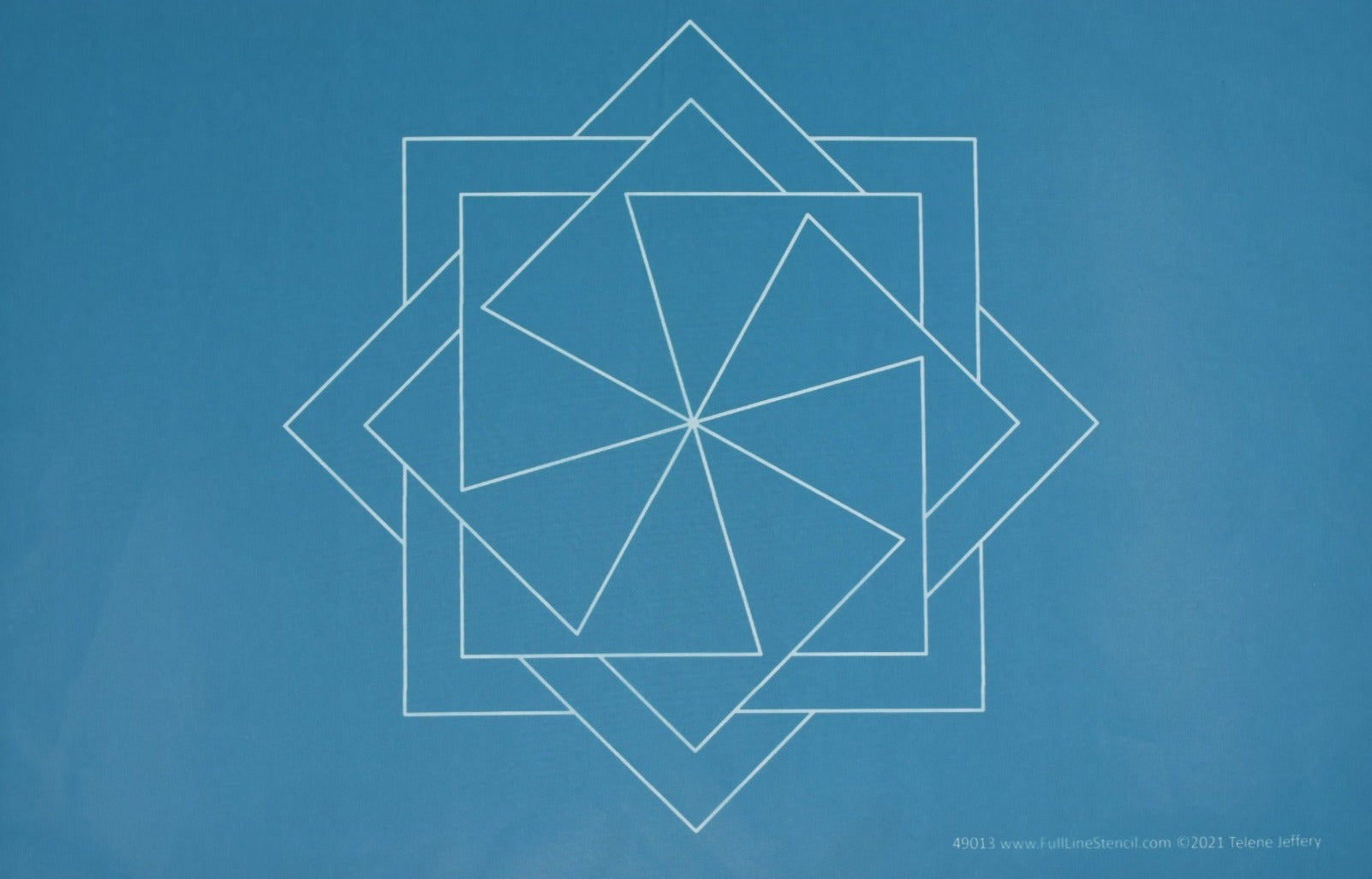 49013 Square Wheels 10" Mini Wholecloth – Full Line Stencil Store