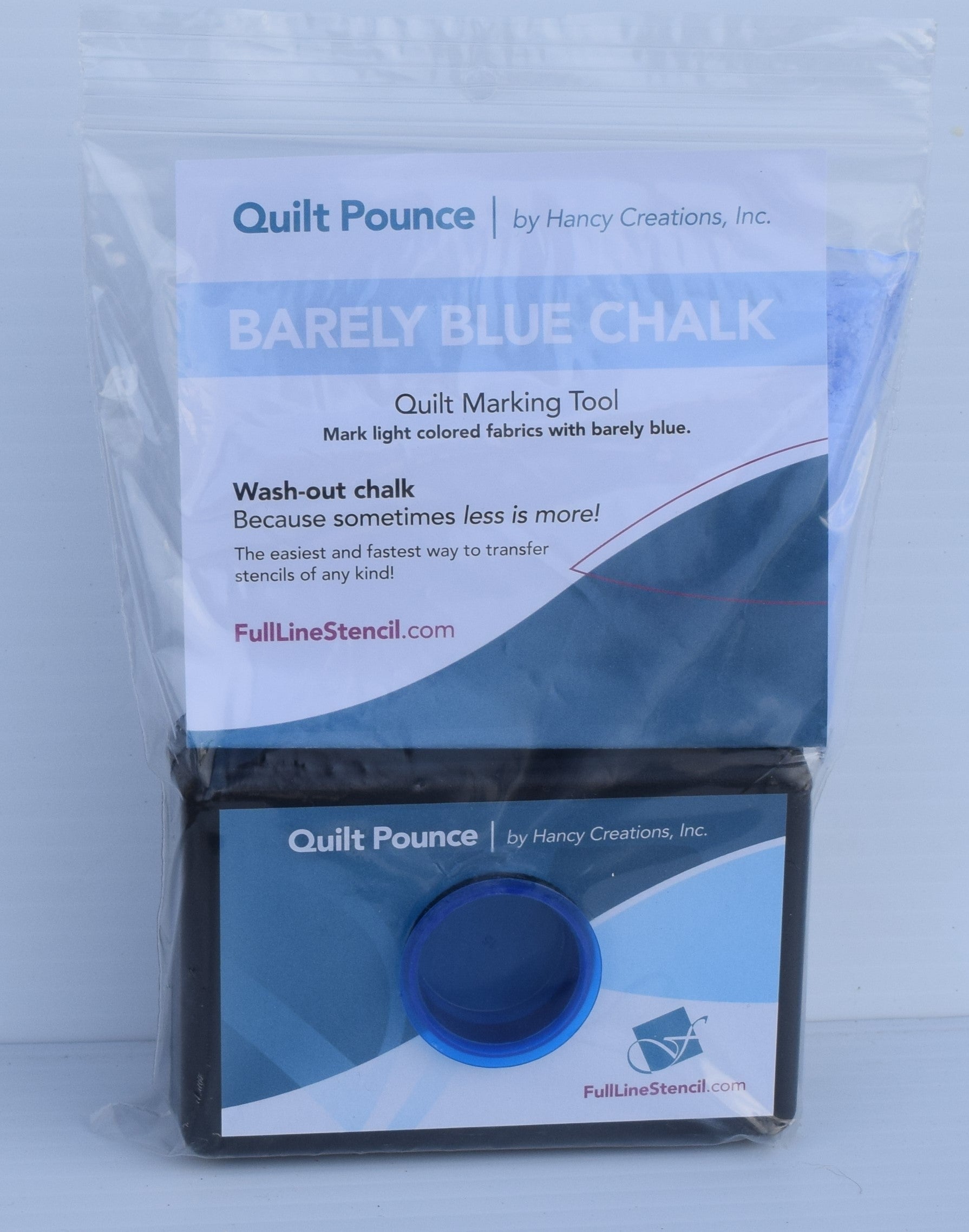 QPBB Quilt Pounce Pad, Barely Blue – Hancy Creations/Full Line Stencil ...