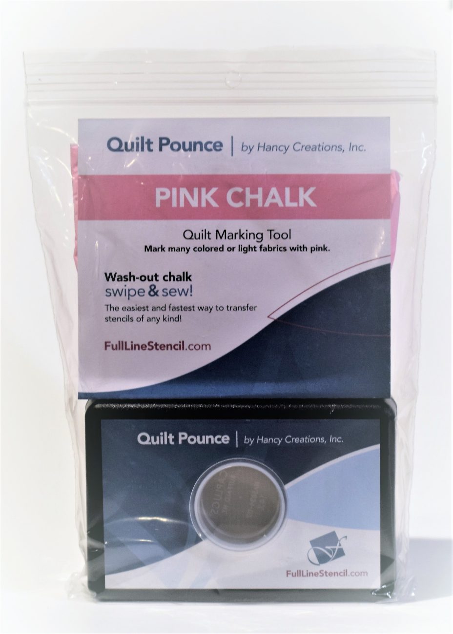 Quilt Pounce Pad, Pink Chalk – Hancy Creations/Full Line Stencil Store